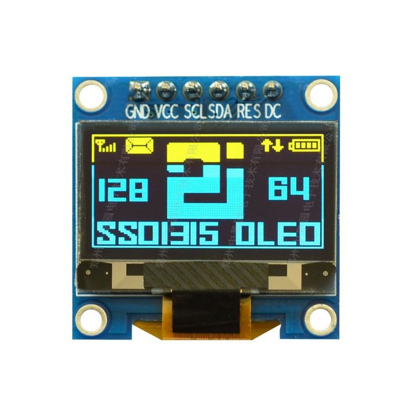 oled 0.96 inch OLED display module 128x64 ssd1306 IIC SPI /Yellow&Blue